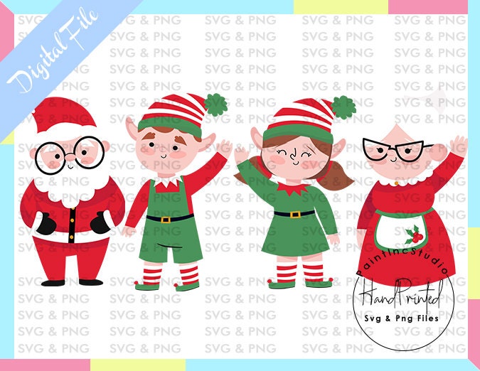 Christmas Family ClipartChristmas ClipartChristmas Party | Etsy