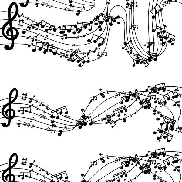 Music Notes Decal - Etsy