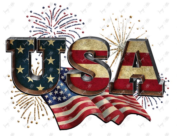 American Flag States 100% Waterslide Decal Clear READY - Etsy