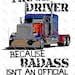 Bad Ass Truck Driver Waterslide Decal Clear READY TO USE - Etsy