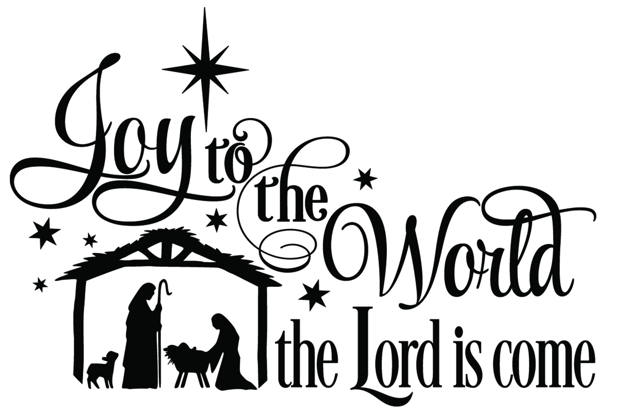 Joy to the World the Lords is Come - Christmas Nativity - Waterslide ...