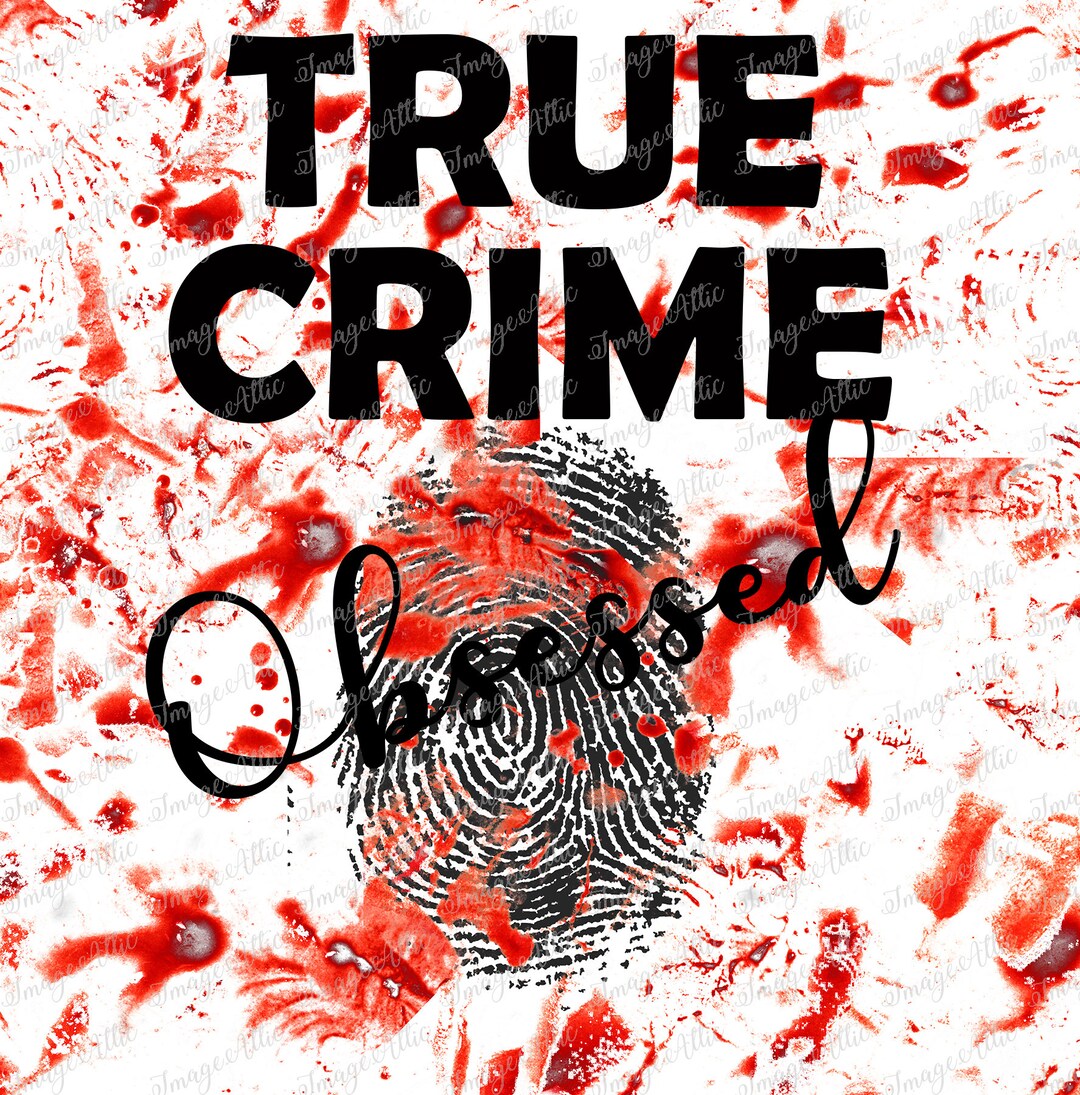 True Crime Obsessed - Waterslide Decal - Clear - READY TO USE- Yeti ...
