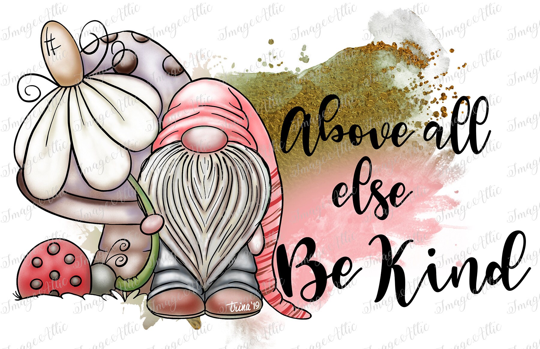 Above All Else Be Kind Waterslide Decal Clear READY TO USE Laser ...