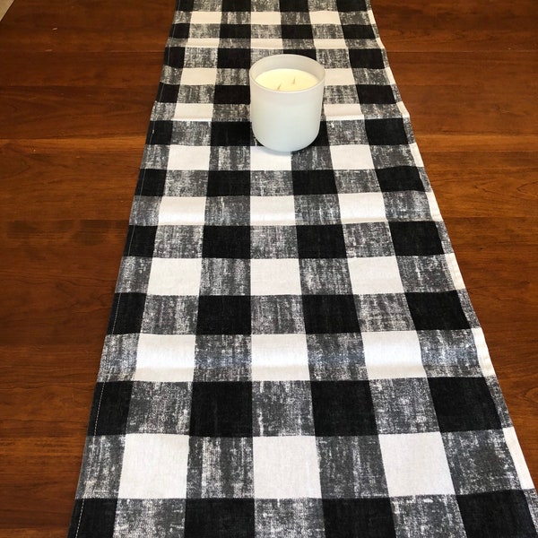 Buffalo Check Table Runner - Etsy