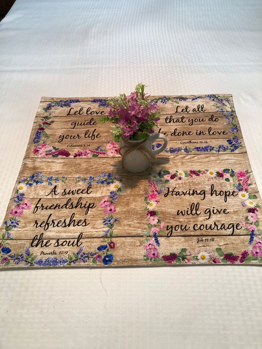 Friendship Table Topperreligious Friendship Birthday Spring Summer ...