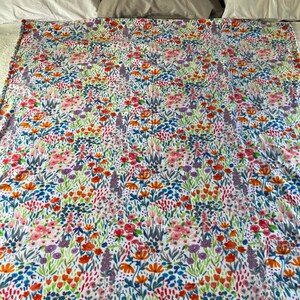 Wildflowers Multi Colored Fleece Throw Spring Summer Decor - Etsy
