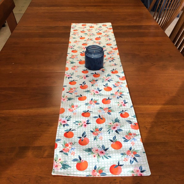 Peach Table Runner - Etsy