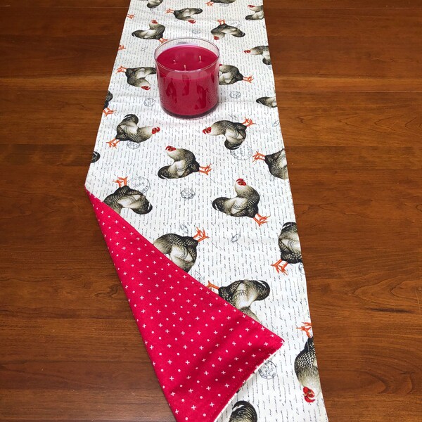 Rooster Table Runner - Etsy