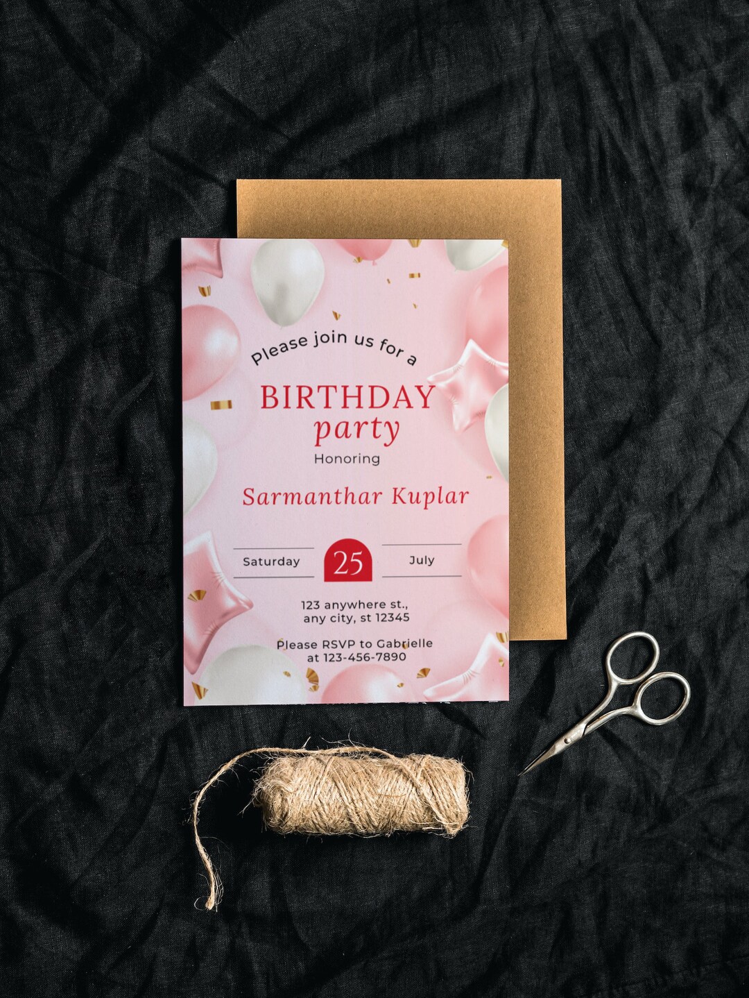 Handmade Birthday Invitations - Unique and Personalized Birthday ...