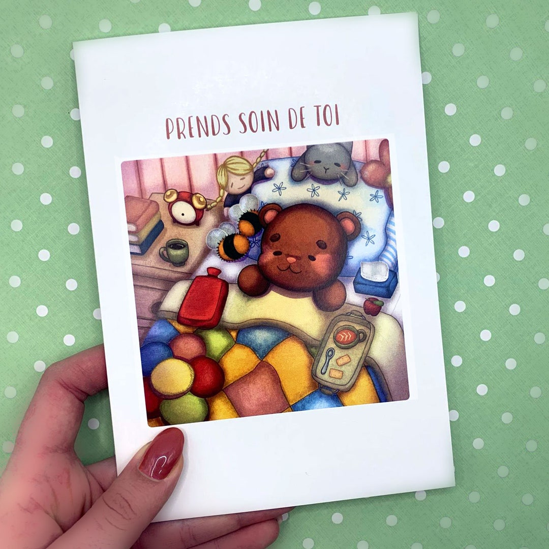 Greeting Card Take Care of Yourself Take Care 4.5x7.25in - Etsy