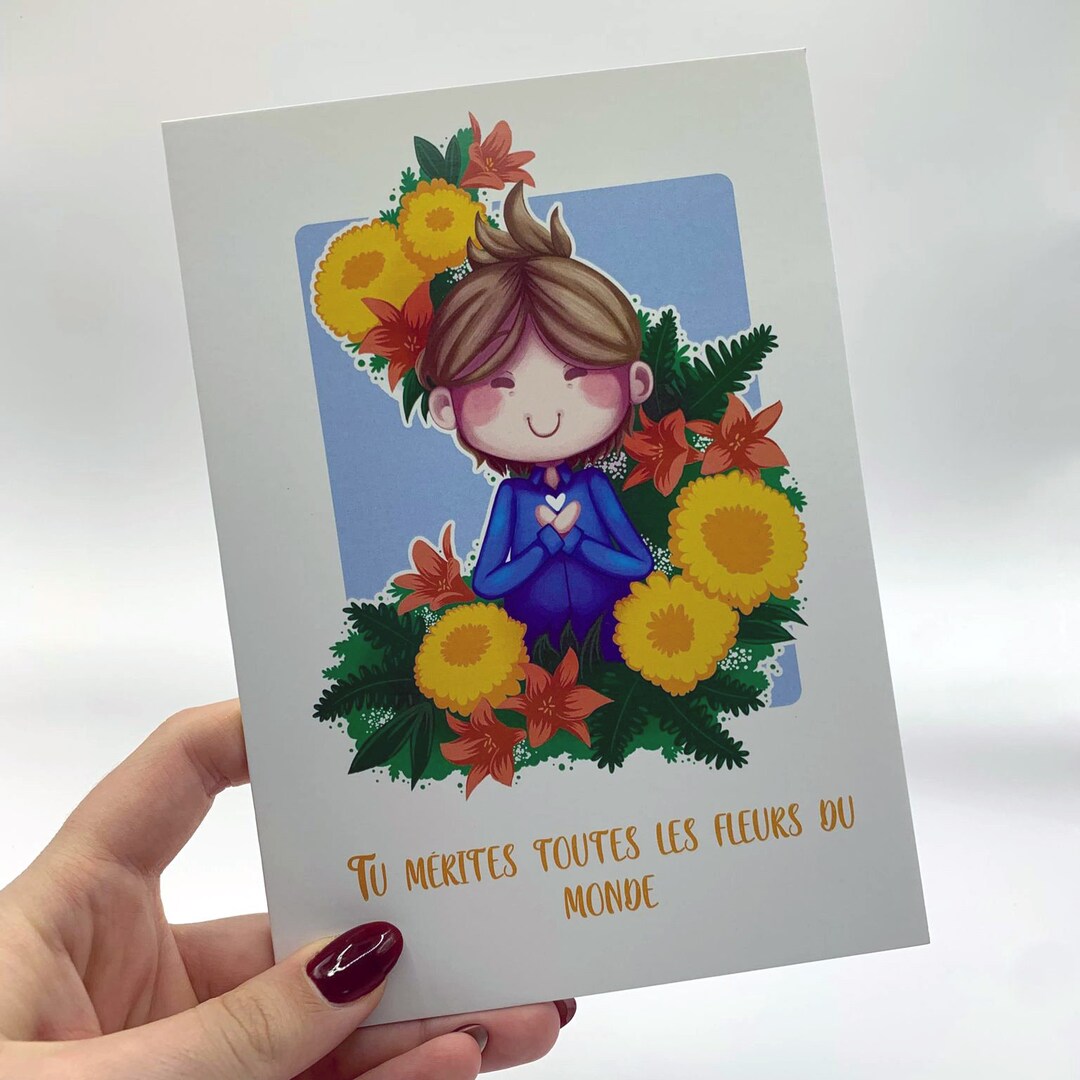 Greeting Card Mother's Day 4.5x7.25in - Etsy