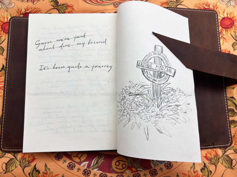 Arthur Morgan Journal D&D RDR2 Birthday Gifts Gift for Him Gifts for ...