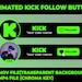 Custom Animated Kick Follow Button Overlay for Intro Videos - Etsy