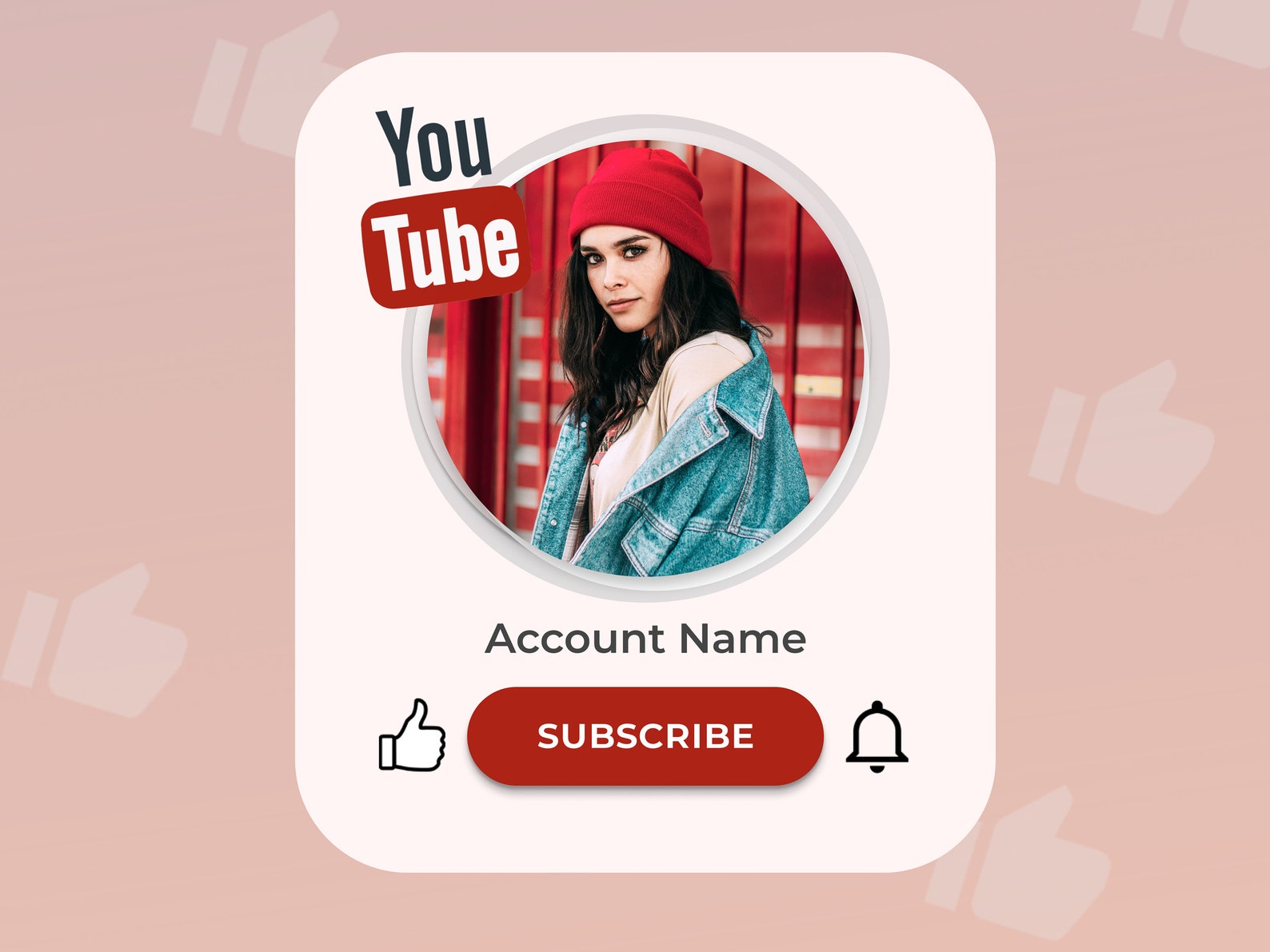 Custom Animated Youtube Subscribe Button Overlay Animation for Youtube ...