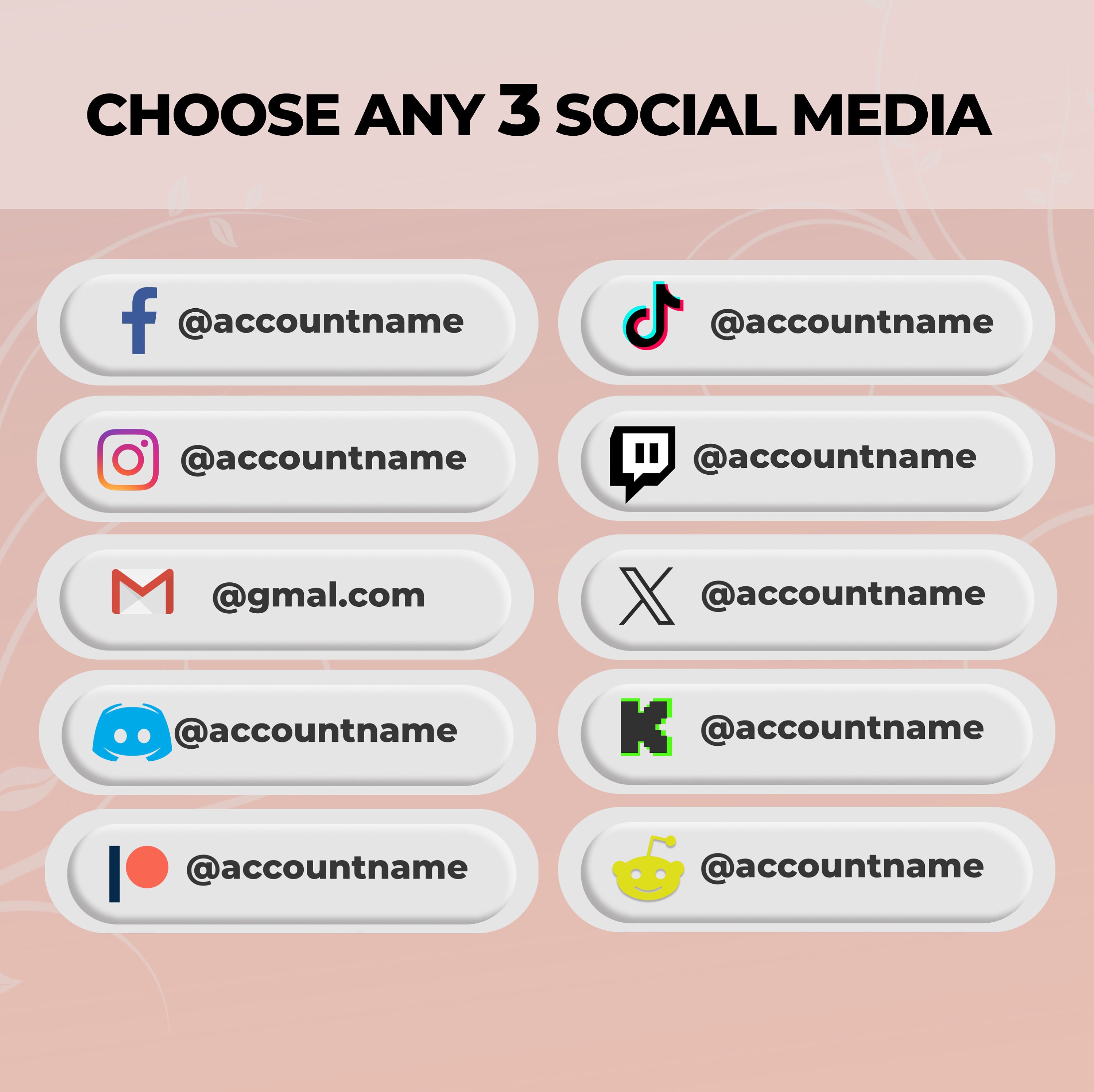 Custom Animated Social Media Lower Thirds for Youtube Intro Videos | Instagram Twitter Twitch ...