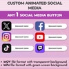 Custom Animated Youtube Subscribe Button Overlay Animation for Youtube ...