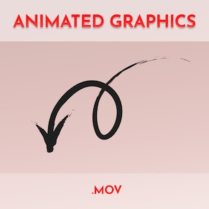 Animated Transparent Pop up Graphics for Youtube Videos Line Arrow ...