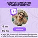 Custom Animated Twitch Follow Button Overlay for Intro Videos - Etsy