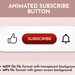 Animated Youtube Subscribe Button Overlay for Intro Videos Digital ...