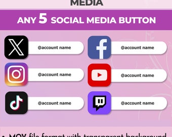 Custom Animated Social Media Lower Thirds for Youtube Intro Videos ...