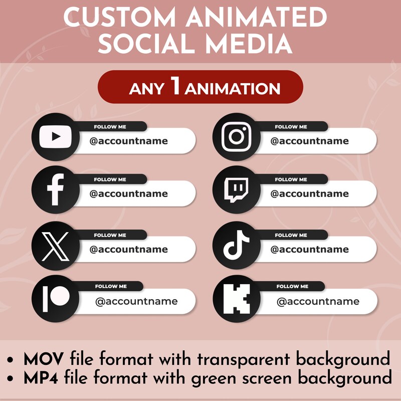 Social Media Overlay - Etsy