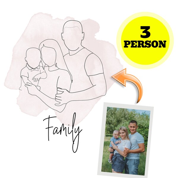 Faceless Portrait Tattoo - Etsy