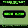 Custom Animated Kick Follow Button Overlay for Intro Videos - Etsy