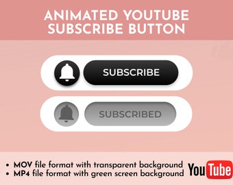 Custom Animated Kick Follow Button Overlay for Intro Videos - Etsy