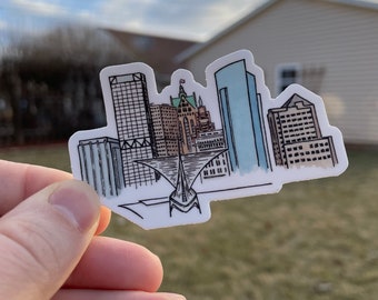 Milwaukee Baseball Emblem Round Retro MIL Window Decal Bumper - Etsy