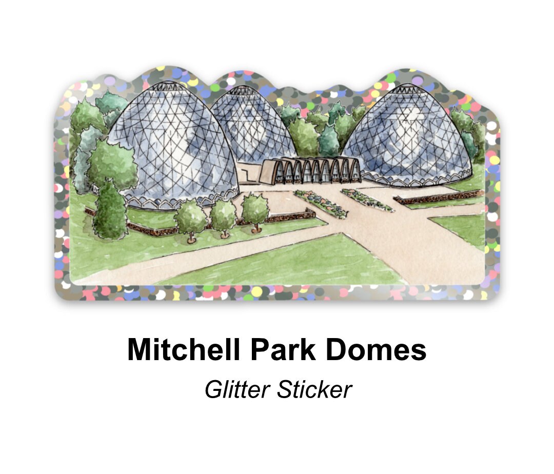 Mitchell Park Domes Sticker - Milwaukee, Wisconsin // Milwaukee Gift ...
