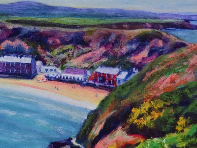 Spring Sunshine, Porth Dinllaen, Square Format Limited Edition Fine Art ...