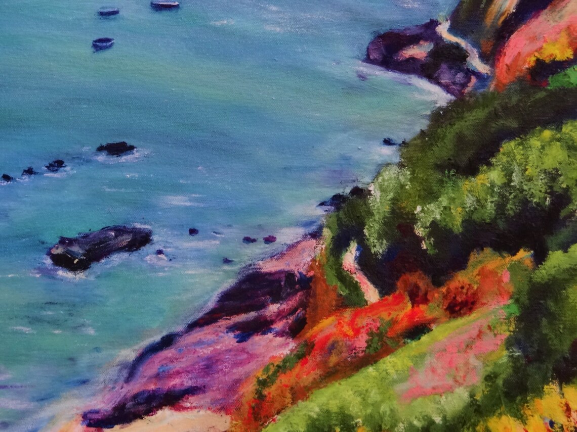 Spring Sunshine, Porth Dinllaen, Square Format Limited Edition Fine Art ...
