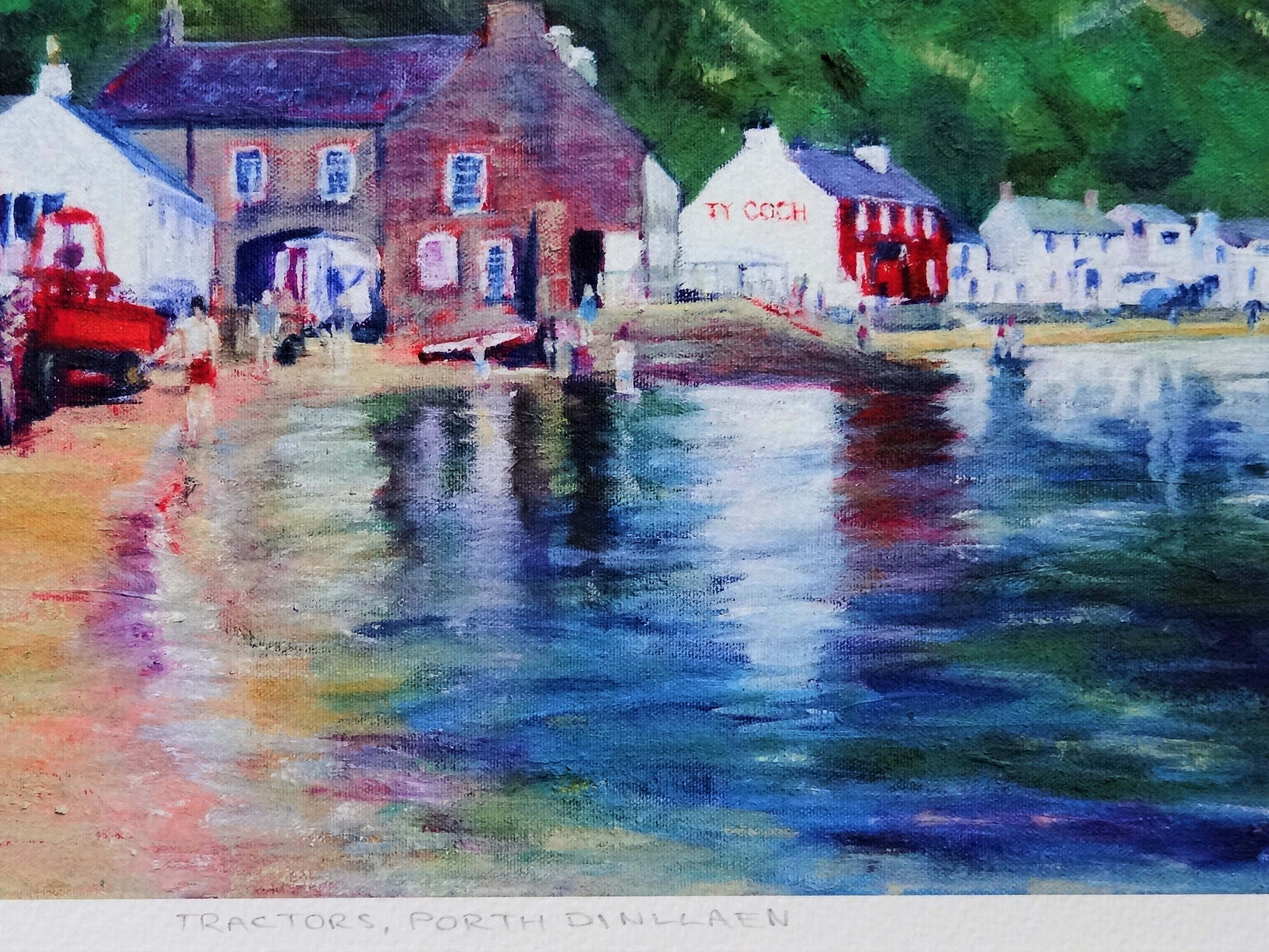 Tractors Porth Dinllaen, Landscape Format, Limited Edition Fine Art ...