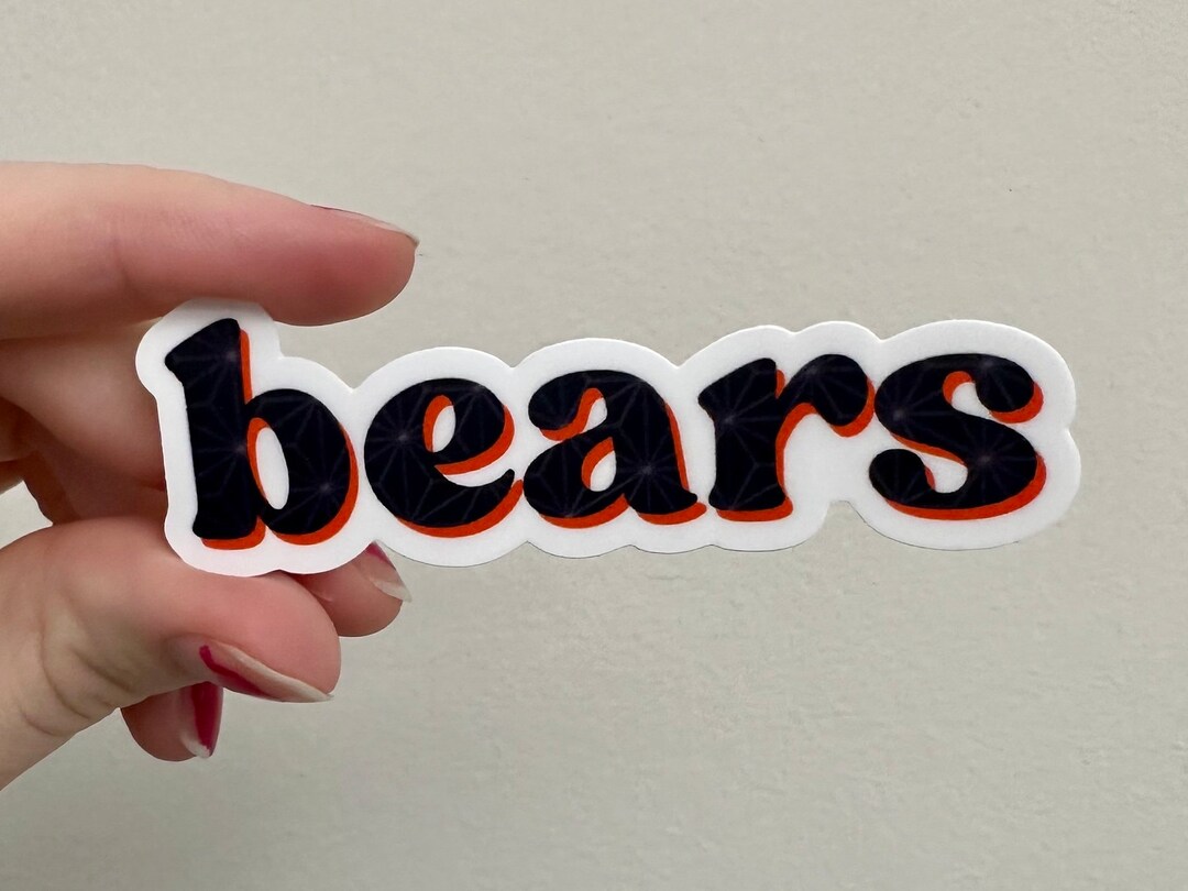 Chicago Bears Sticker - Etsy