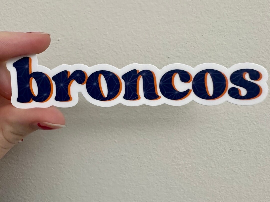 Denver Broncos Sticker - Etsy