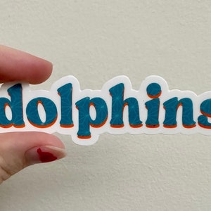 Dolphins Vinyl Waterproof Sticker - Etsy
