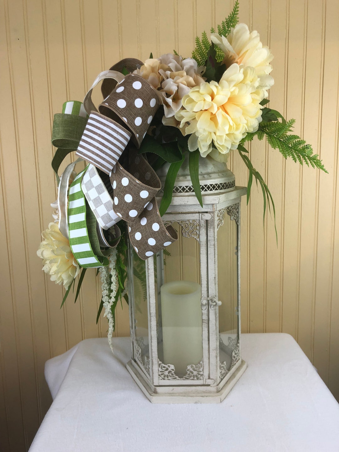 Fall Lantern Swag Neutral Color Lantern Swag Country Decor - Etsy