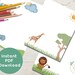 PRINTABLE Safari Jungle Stationery | Stationary for Kids | Letter ...