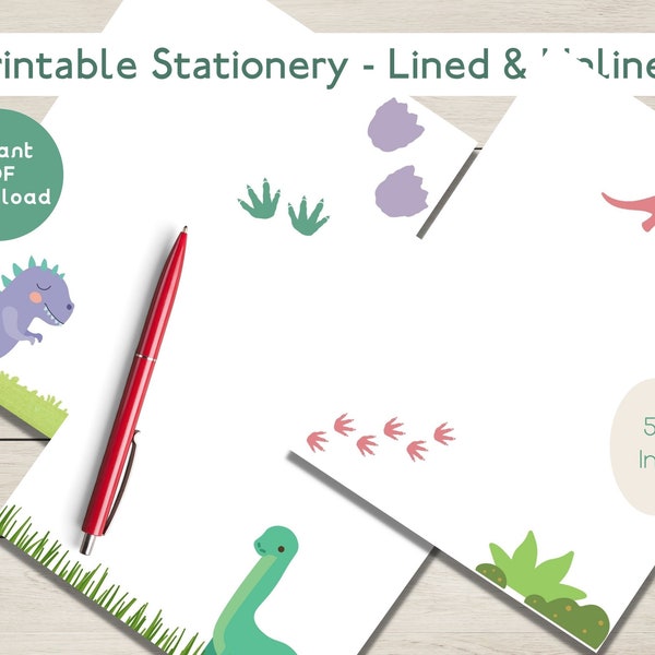 Printable Stationery - Etsy