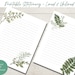 PRINTABLE Instant Download Stationery | Leaves | Nature | Letter ...