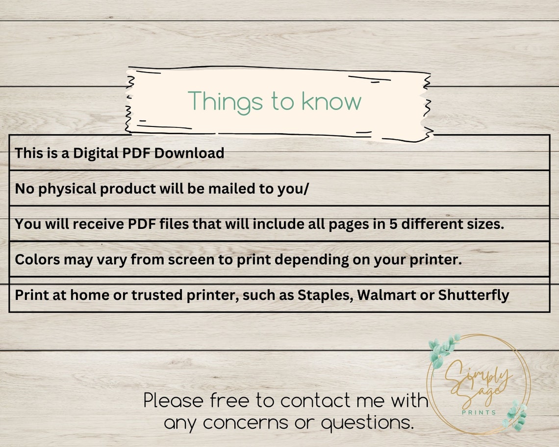 PRINTABLE Stationery Instant Download PDF | Note Paper | Print at Home ...