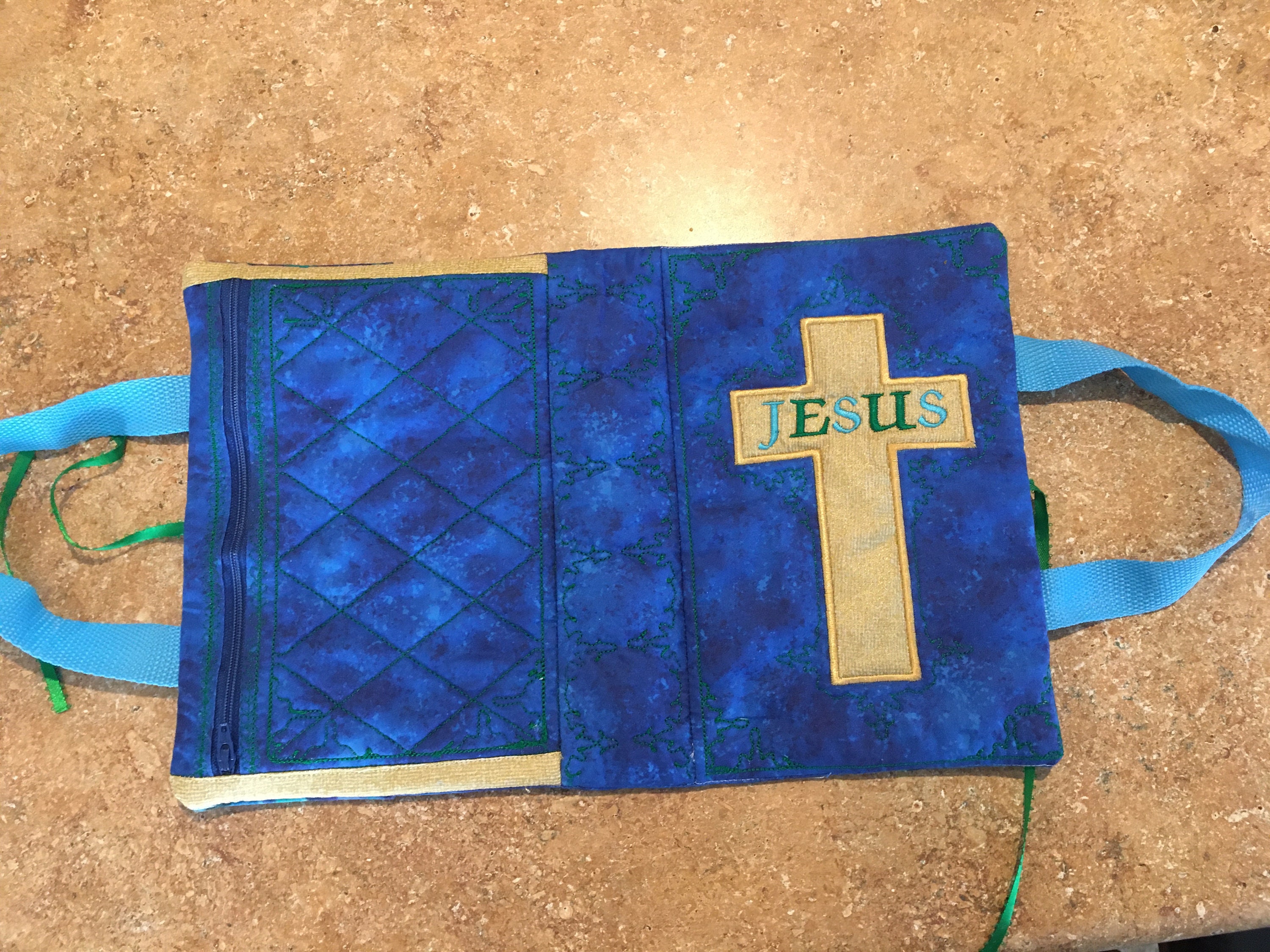 Quilted/embroidered/appliqued Bible Cover - Etsy
