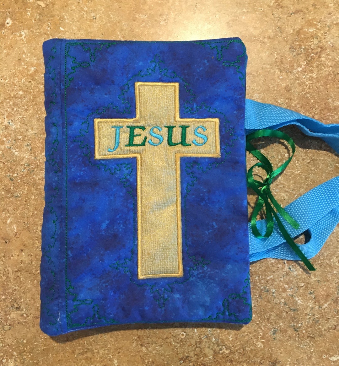 Quilted/embroidered/appliqued Bible Cover - Etsy