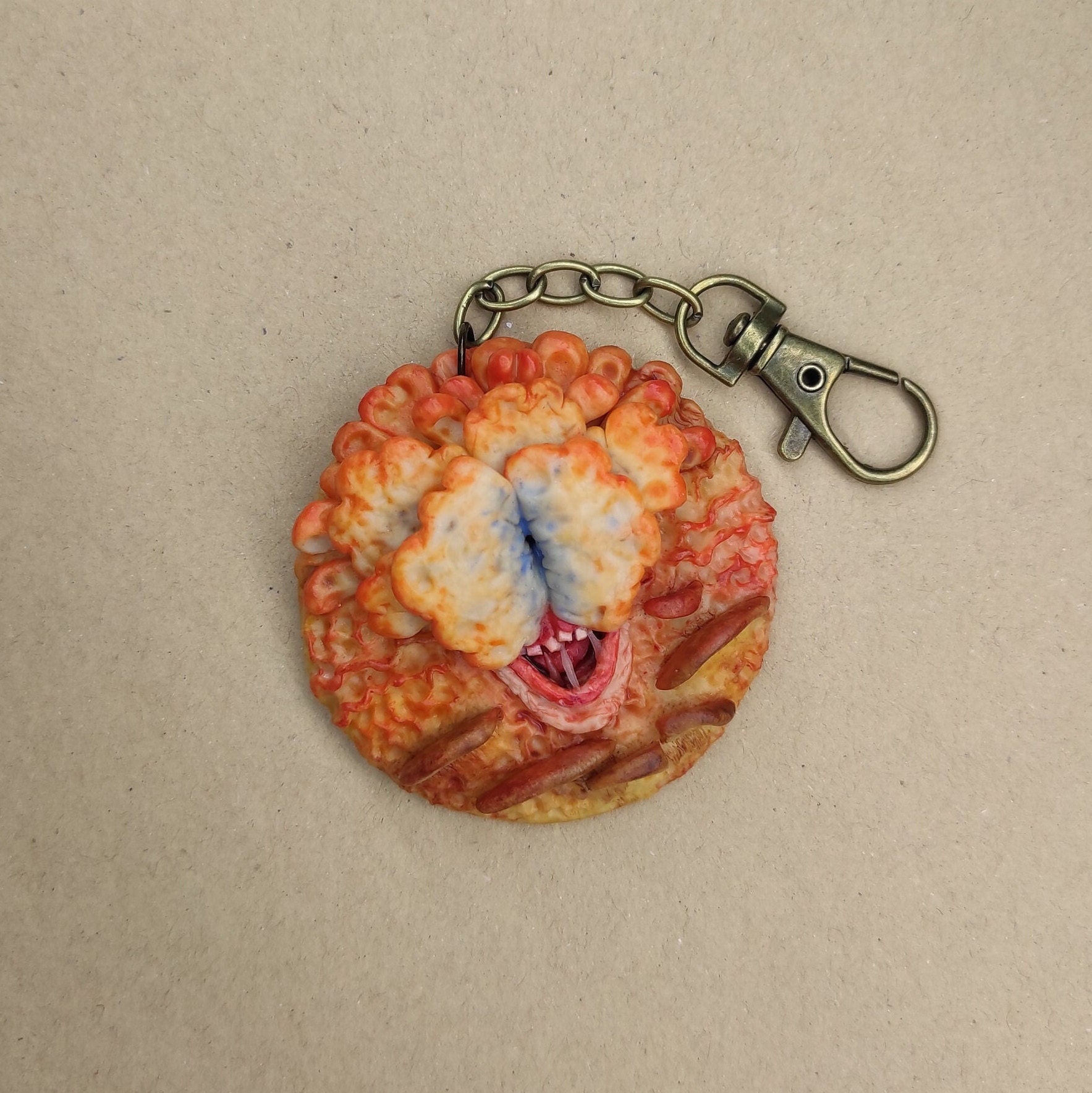 The Last of Us Clicker Head, Cordyceps Infection Charm - Etsy