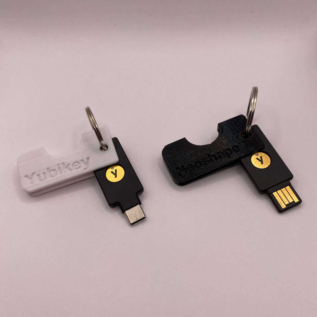 Yubico Yubikey 5, 5C Customizable Protective Case Keychain - Etsy