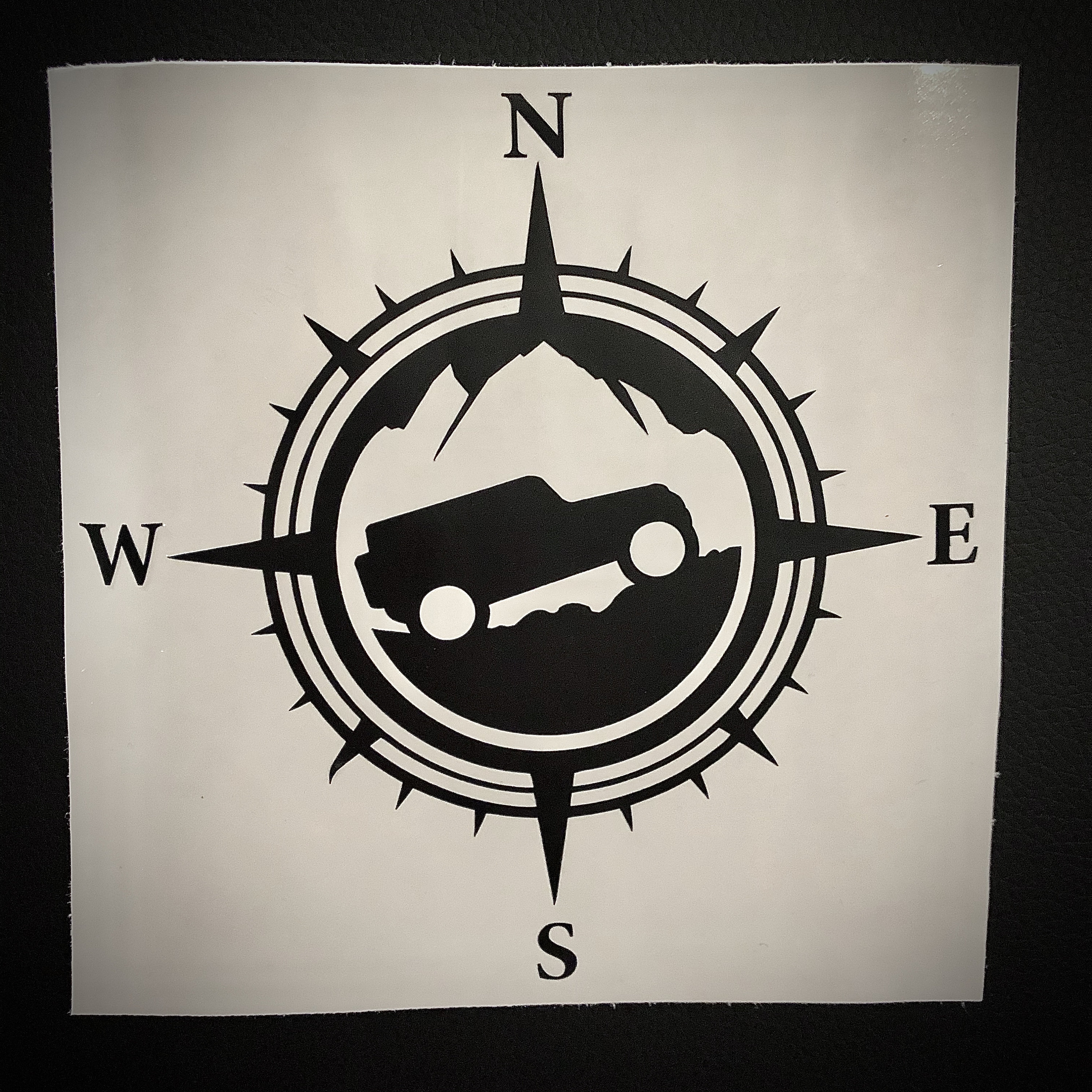 4x4 Off Road Vehicle Compass Decals Start Your Journey With Etsy
