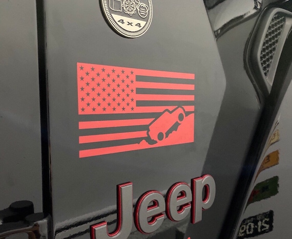 Off-road Vehicle Style Flag Decals Many Colors 6 X | Etsy