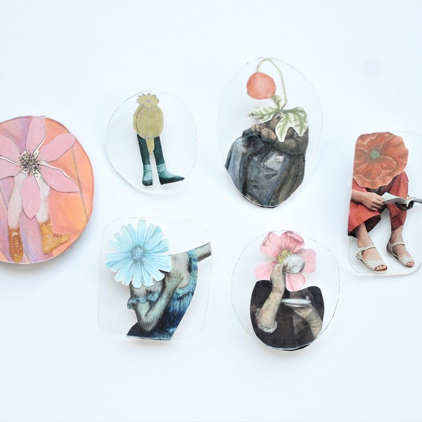 Flower Collage - Etsy