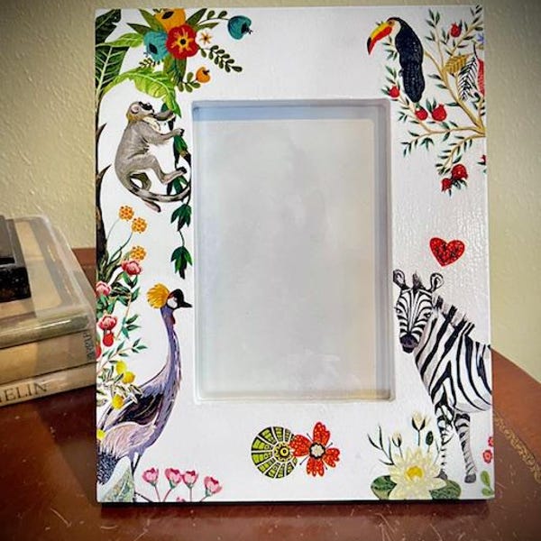 Monkey Picture Frame - Etsy