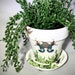Charming Humming Bird Flower Pot and Saucer - Etsy
